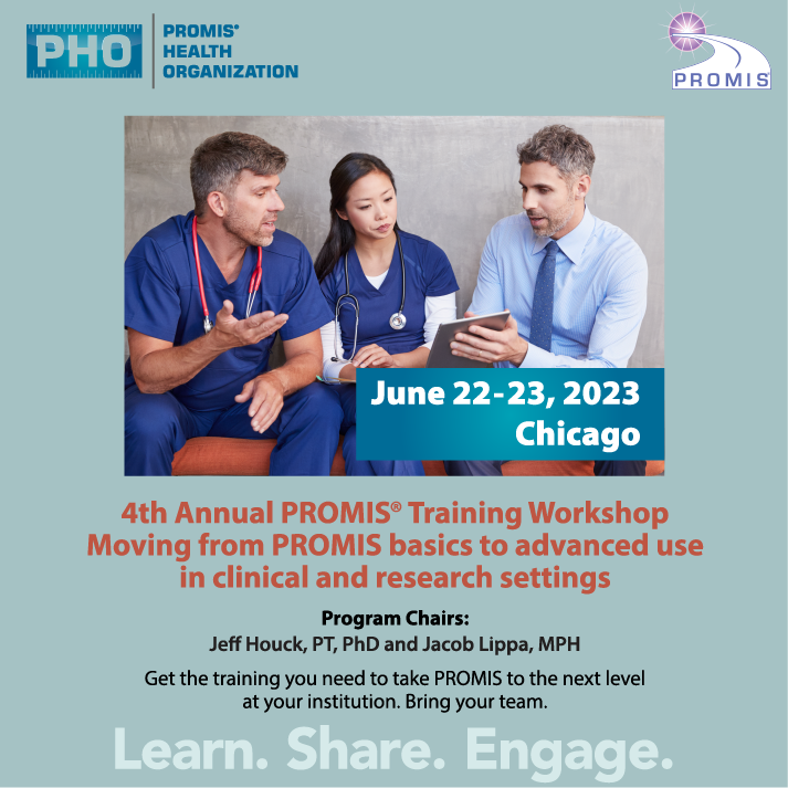 2023 PROMIS Training Workshop - PROMIS Health Organization
