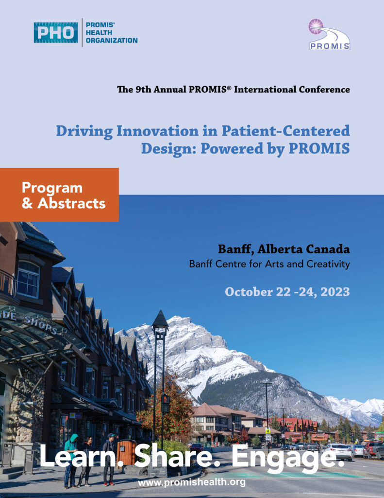 2023 Banff Conference - PROMIS Health Organization