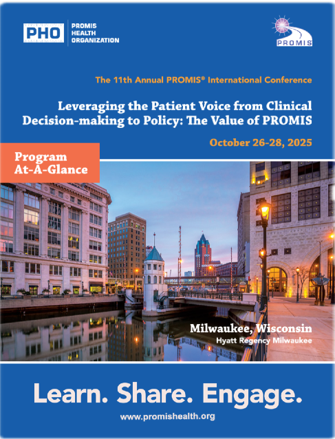 2025 International Conference - Milwaukee - PROMIS Health Organization